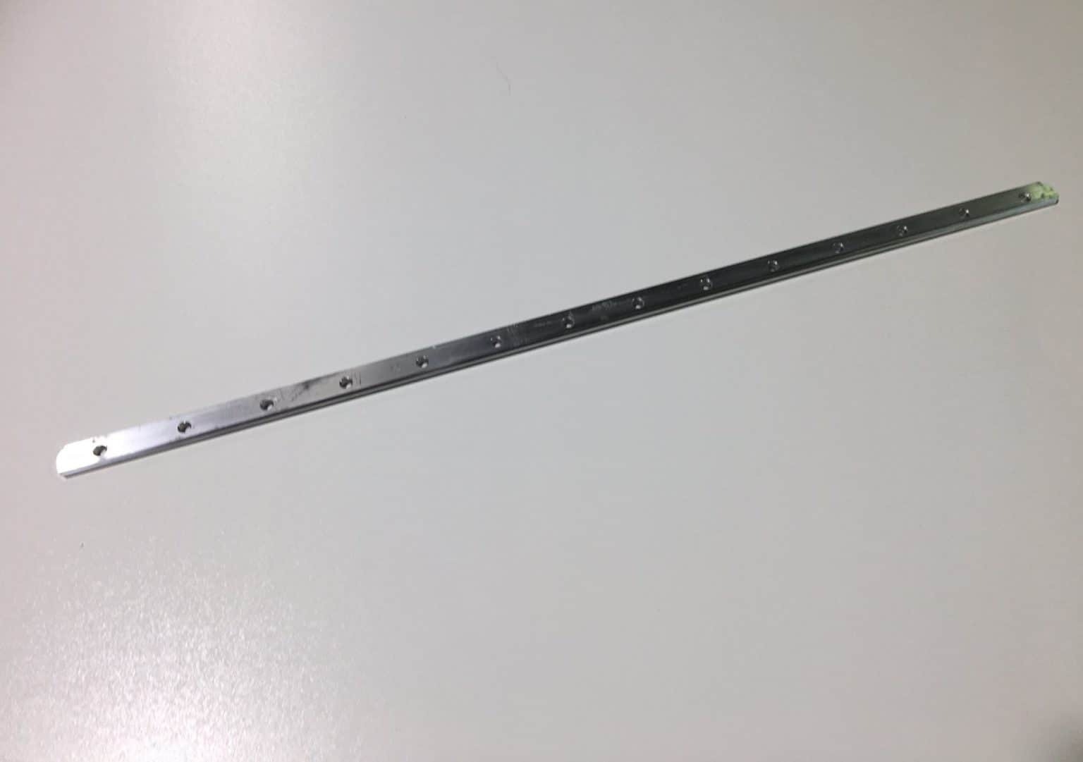 600mm aluminium fixing bar, B005400